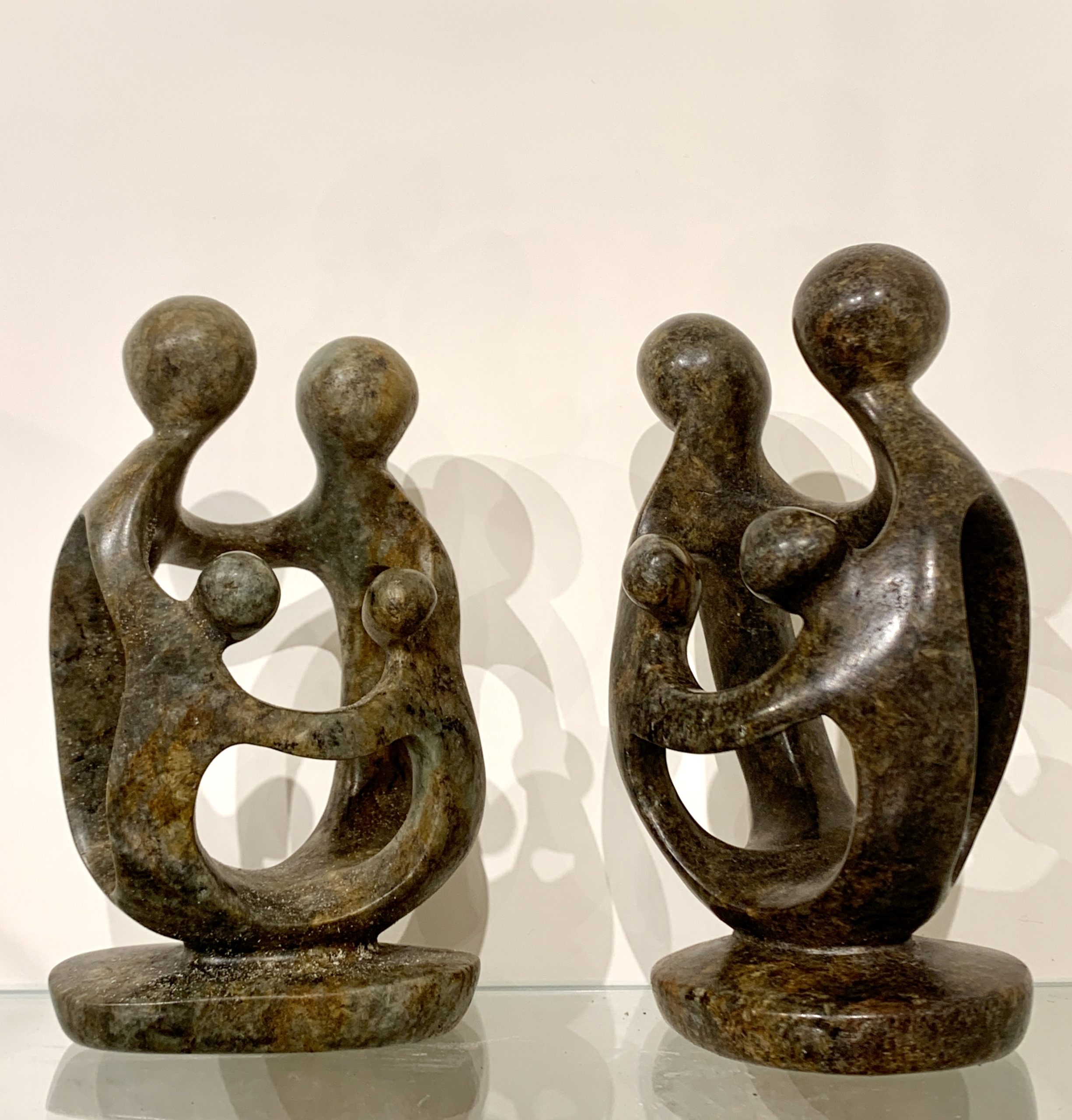 Familie of Gezin van 4 personen - 15 cm. - Art of Africa shop